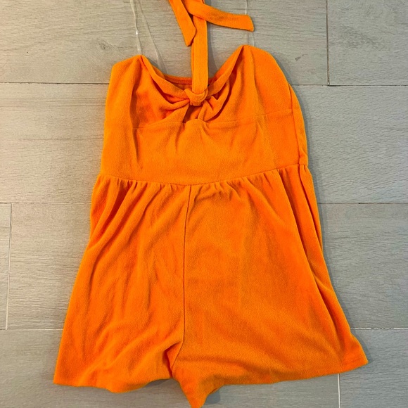 Pants & Jumpsuits | Terry Cloth Romper | Poshmark